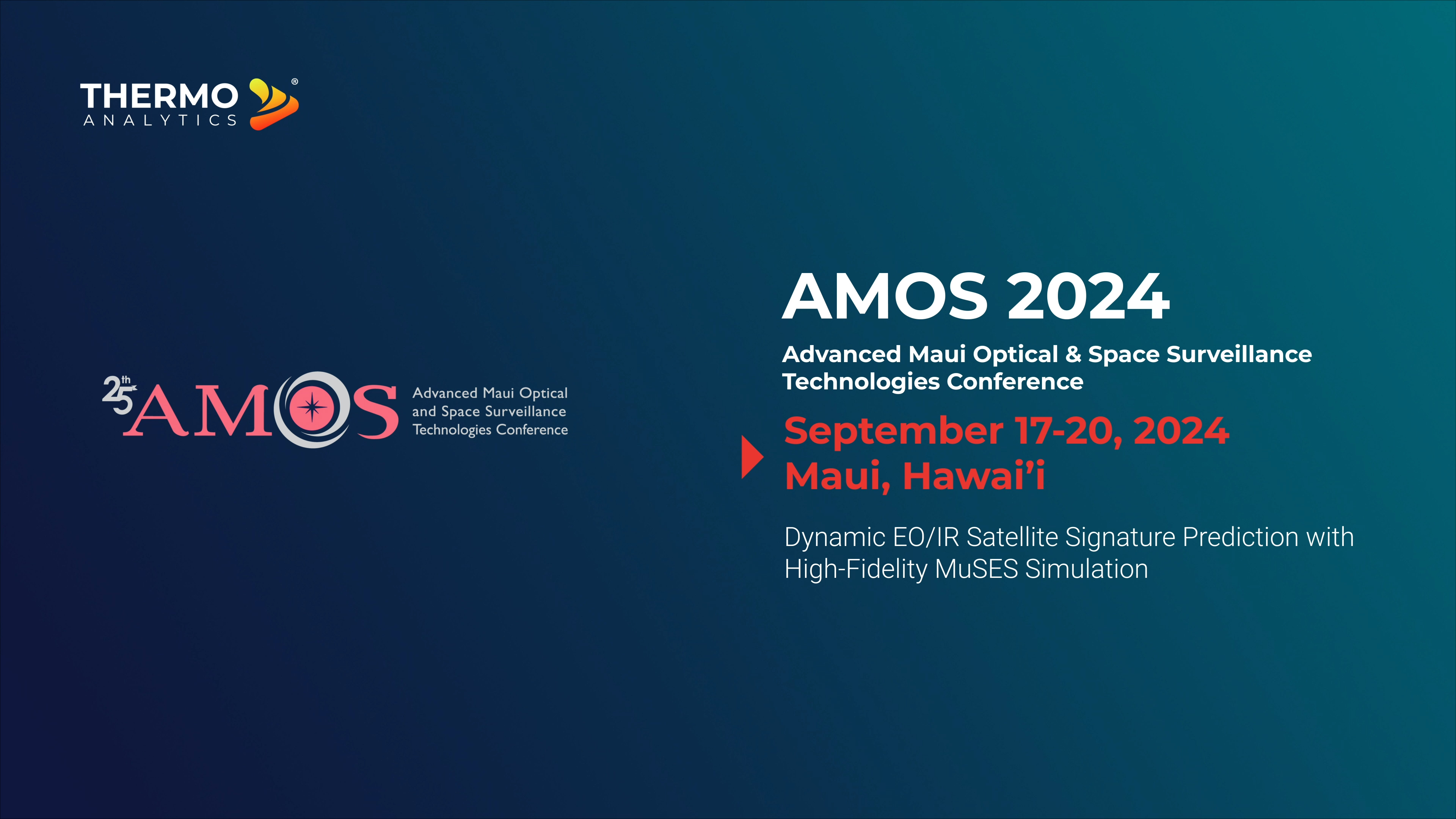 ThermoAnalytics to Present Poster at AMOS 2024 | ThermoAnalytics