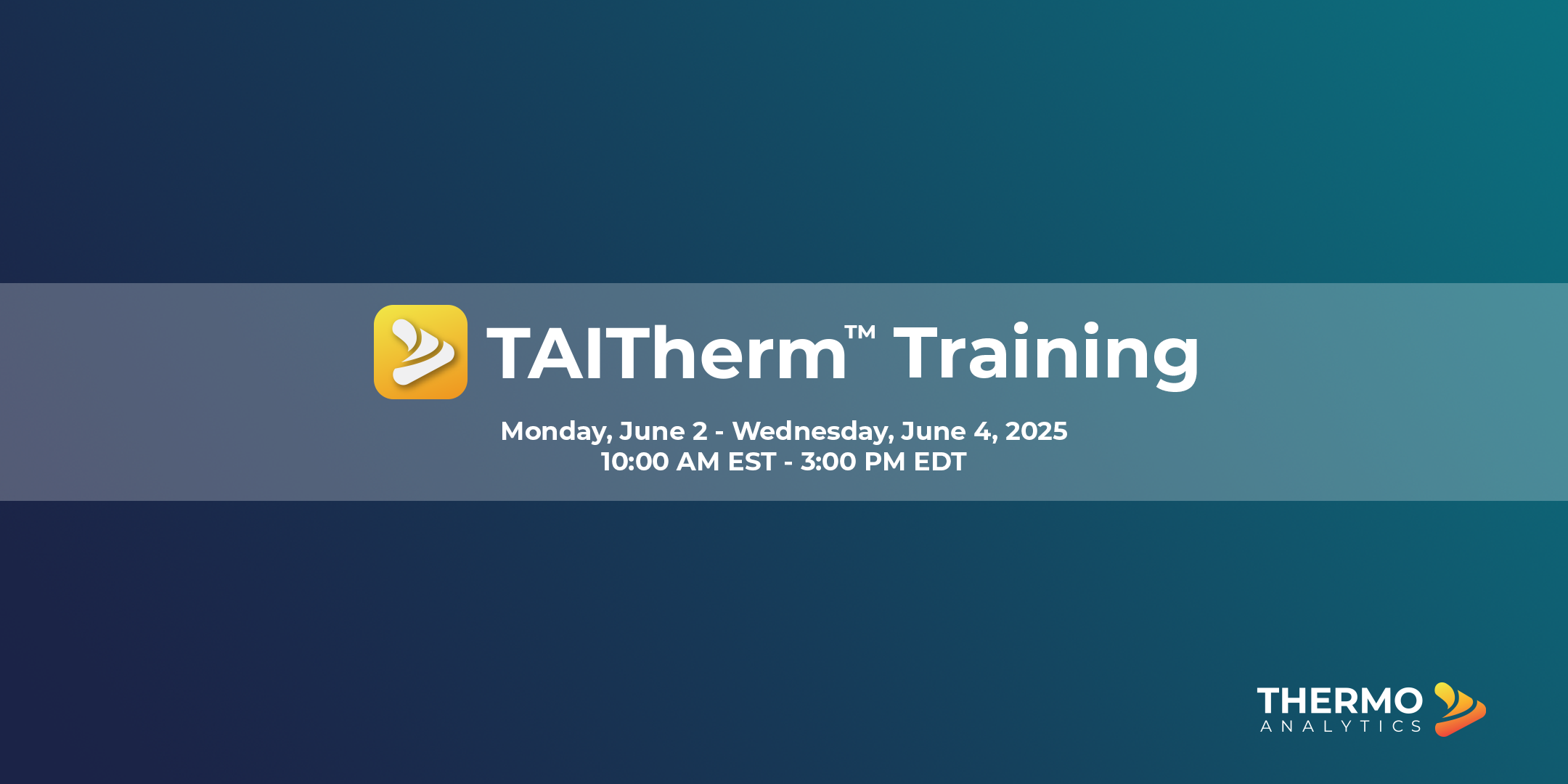 TAITherm® Training (October 2025) | ThermoAnalytics